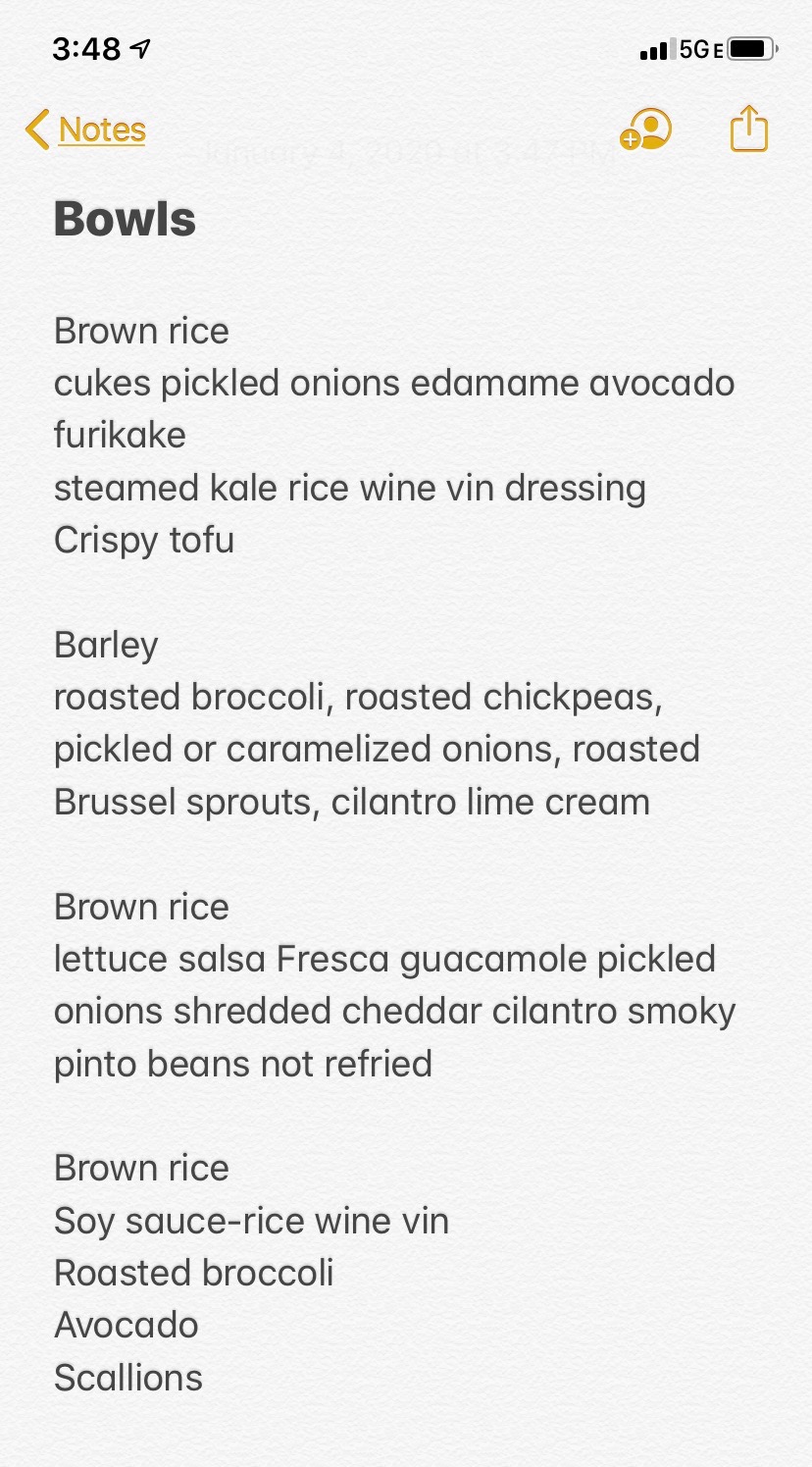 Choose Your Own Bowl · Dinner: A Love Story